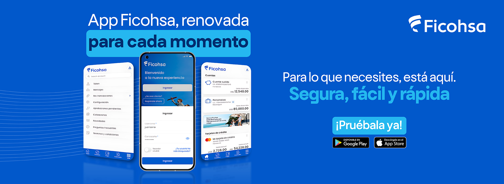 App Ficohsa | Ficohsa Nicaragua